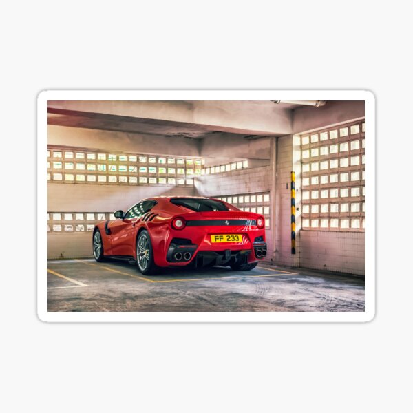 "Ferrari F12 TDF " Sticker by ricoliu | Redbubble