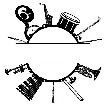 "band " Sticker for Sale by ryleehutsell | Redbubble