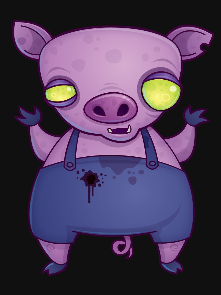 "Zombie Pig" T-shirt for Sale by fizzgig | Redbubble | spooky t-shirts ...