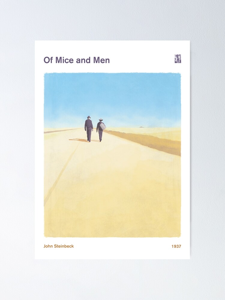 "Of Mice and Men, John Steinbeck - Literary bookish gift, book lover ...