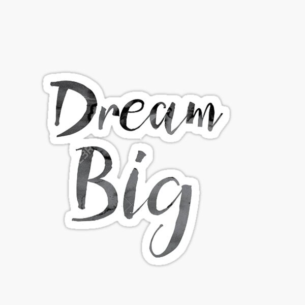 "DREAM" Sticker for Sale by BadrShop2020 | Redbubble