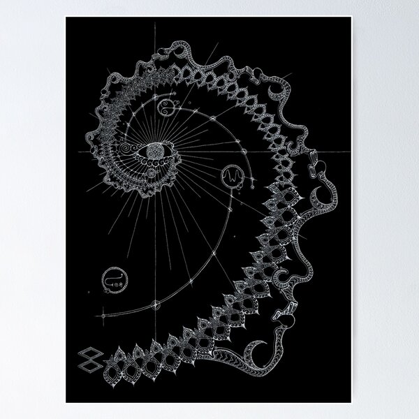 " Fibonacci fractal of a multitude of spiralling faces. Golden ratio ...