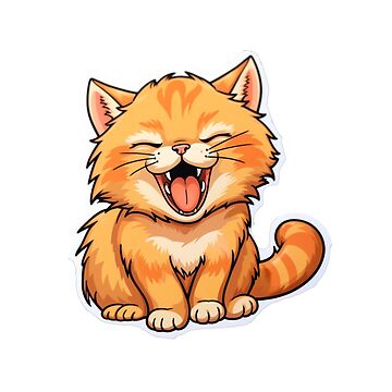 Animated Laughing Cat