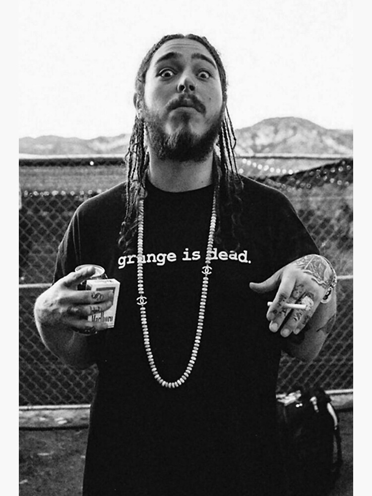 "Grunge post is dead" Poster for Sale by hagow | Redbubble