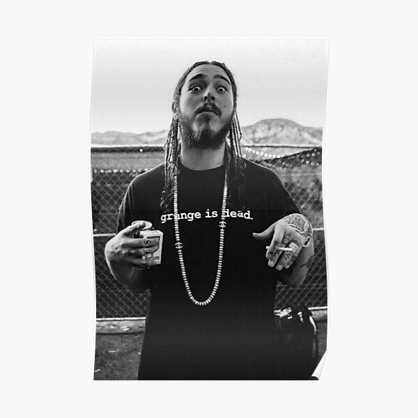 "Grunge post is dead" Poster for Sale by hagow | Redbubble