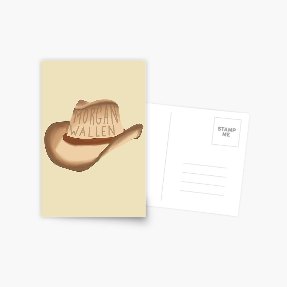 "Morgan wallen cowboy hat" Sticker for Sale by Barky Sharky | Redbubble