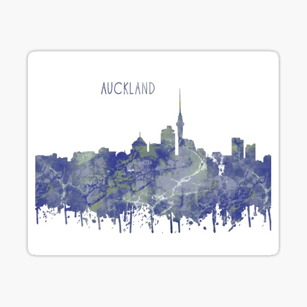 "Auckland, Auckland art, Auckland skyline" Sticker for Sale by ...