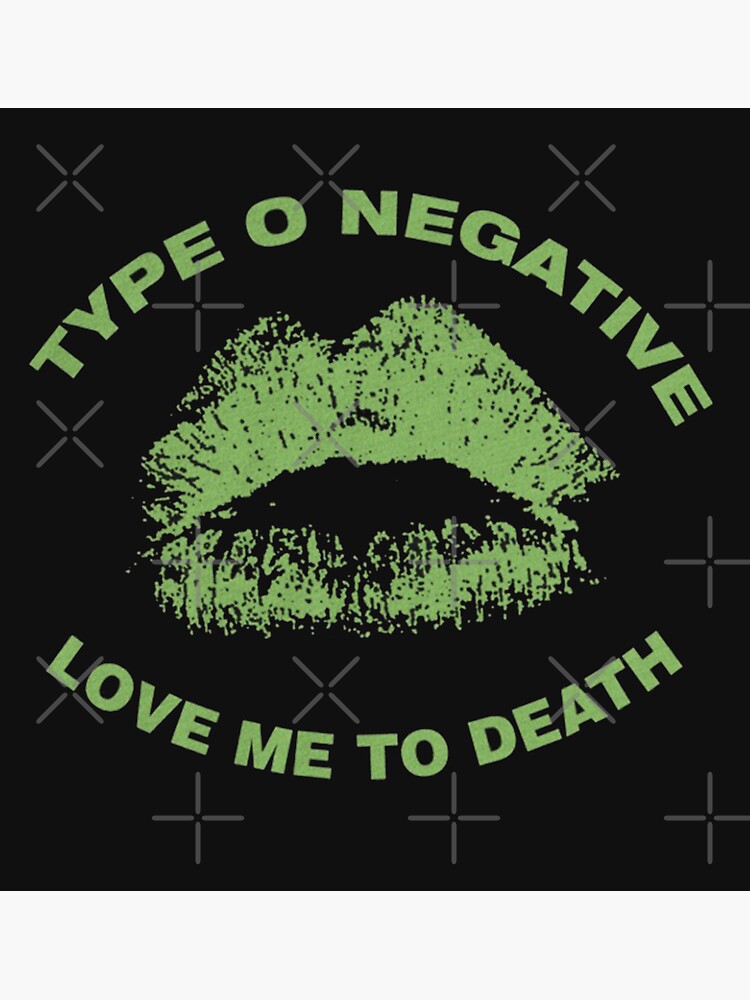 "Type O Negative Art" Sticker for Sale by flossy6 | Redbubble