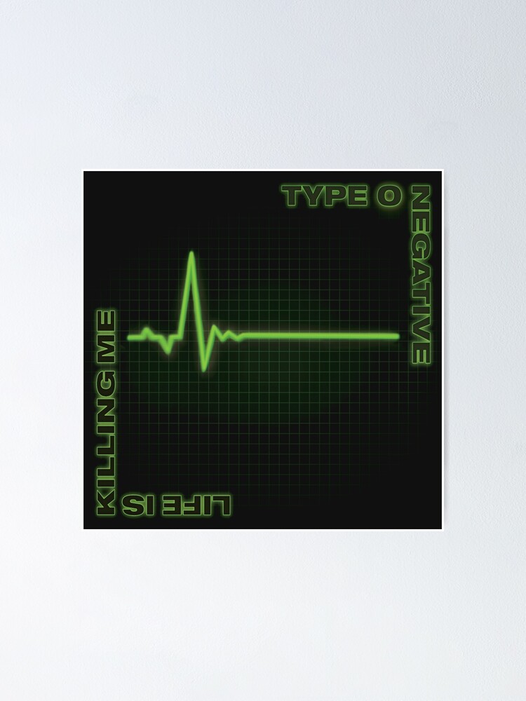 "Type O Negative Art" Poster for Sale by flossy6 | Redbubble