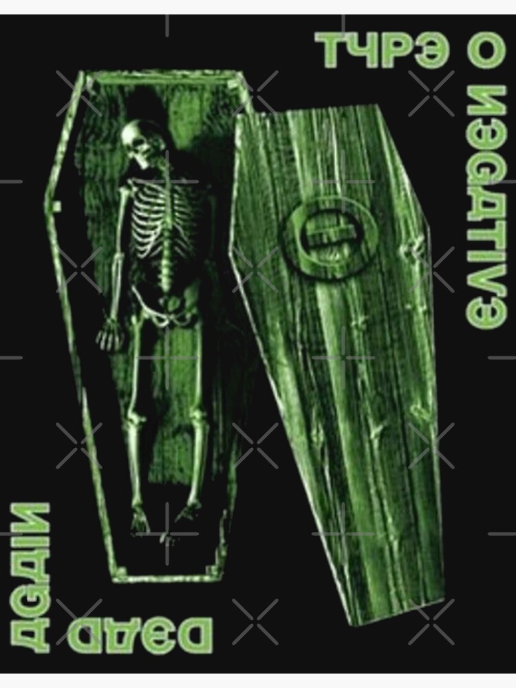 "Type O Negative Art" Sticker for Sale by flossy6 | Redbubble