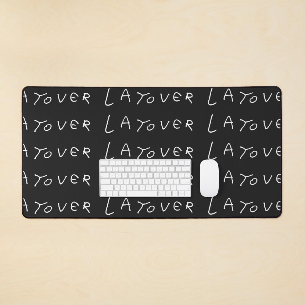 "V – Layover logo (white text version)" Sticker for Sale by ...