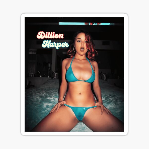 "Dillion Harper 14" Sticker for Sale by frabjeth | Redbubble