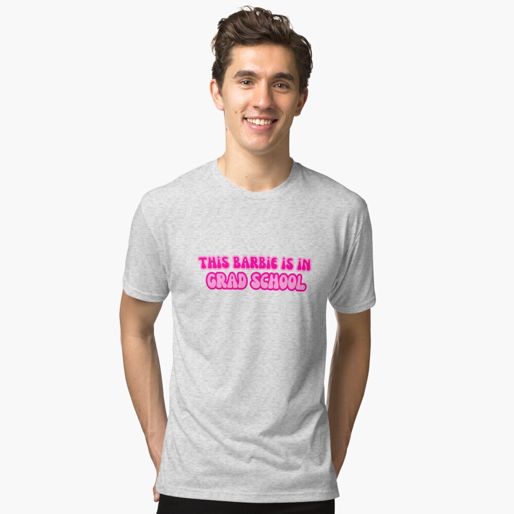 "This Barbie Is In Grad School" Sticker for Sale by OscarAndOphelia ...