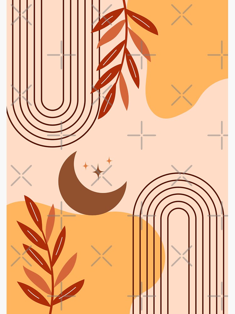 "Aesthetic Moon No2 " Sticker for Sale by Febraio | Redbubble