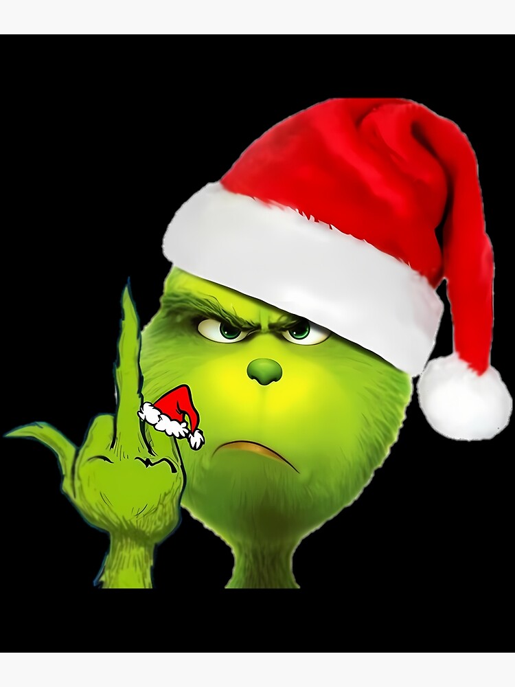 "Grinch x Middle Finger " Art Print for Sale by gasnerzyt91 | Redbubble