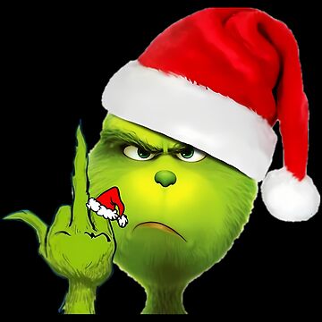 "Grinch x Middle Finger " Sticker for Sale by gasnerzyt91 | Redbubble