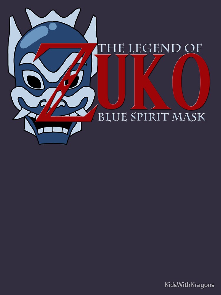 "The Legend of Zuko - Blue Spirit Mask" Fitted Scoop T-Shirt for Sale ...