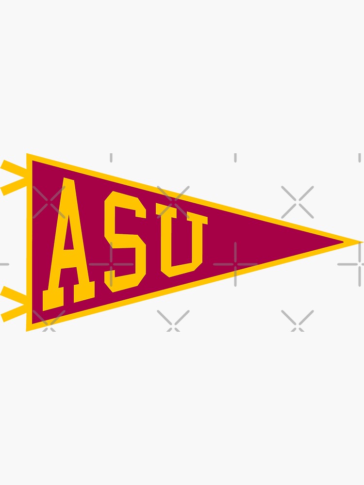 "ASU Pendant" Sticker for Sale by stuch | Redbubble