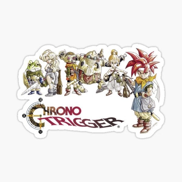 "Chrono Trigger Logo " Sticker for Sale by SIOBREZ16 | Redbubble