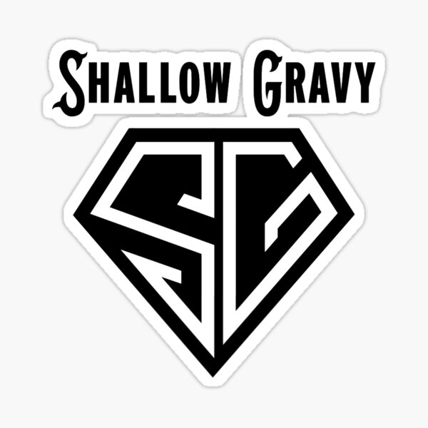 "SHALLOW GRAVY 1" Sticker for Sale by Kurikocurio | Redbubble