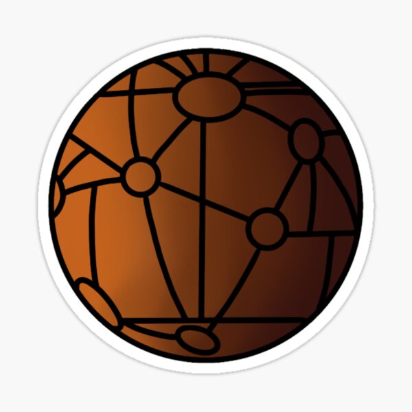 "Treasure Planet Map Ball" Sticker for Sale by tedcoopere | Redbubble