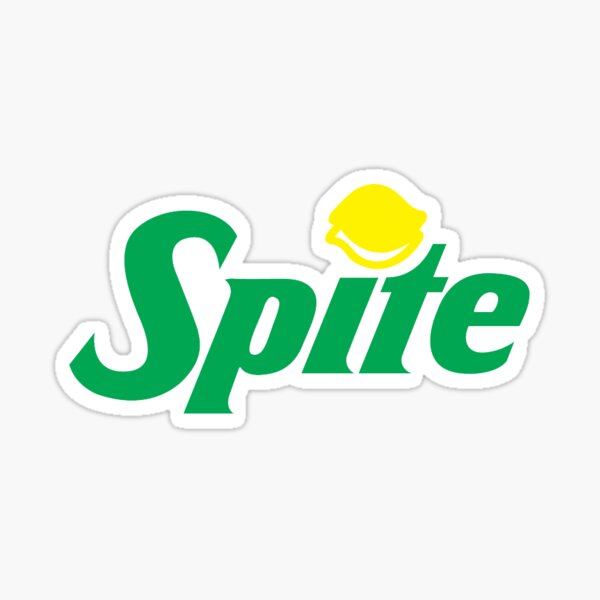 Spite Stickers | Redbubble