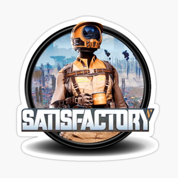 "Satisfactory Game" Sticker for Sale by JohnAnderson85 | Redbubble