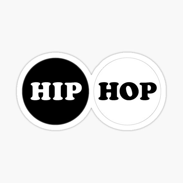 "HIP HOP Sticker" Sticker by mahmed300 | Redbubble