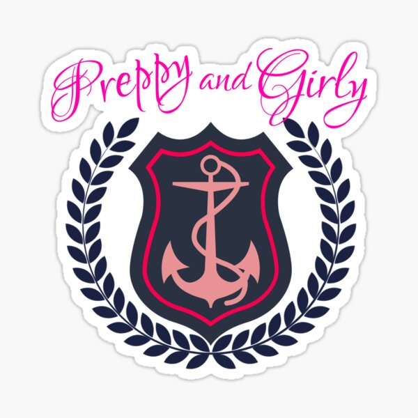 "Preppy & Girly Nautical Theme Party Gift Ideas" Sticker by pettycolors ...