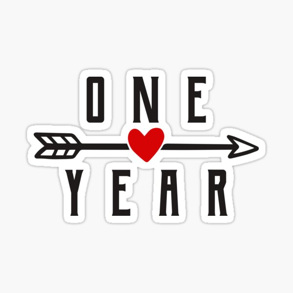 "1 Year First Wedding Anniversary Anniversary Relationship Gift Idea ...