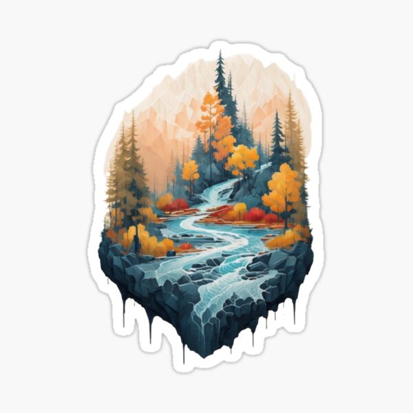 "Autumn Colors LETS GO CAMPING!! " Sticker for Sale by Cannanvisual7 ...