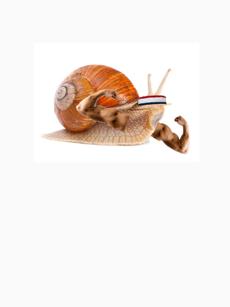 "Buff Snail" T-shirt by rousjuice | Redbubble