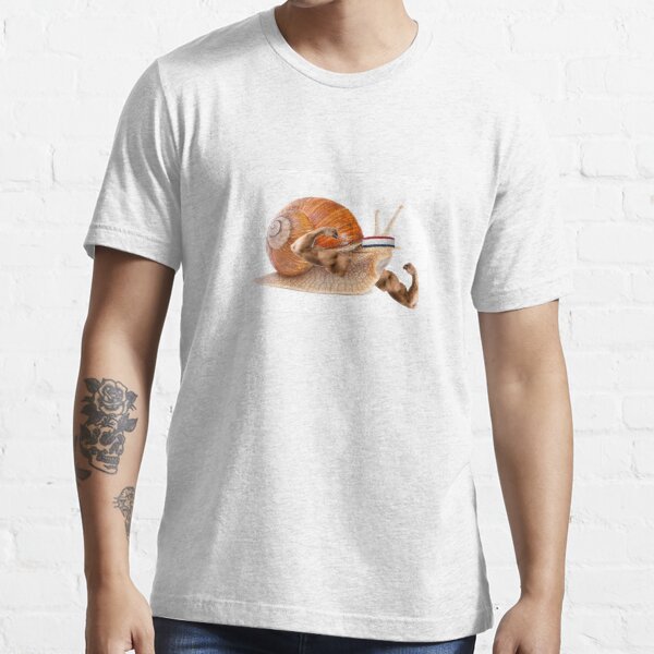 "Buff Snail" T-shirt by rousjuice | Redbubble