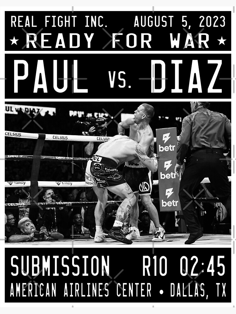 "Nate Diaz Chokes Jake Paul" Poster for Sale by SavageRootsMMA | Redbubble