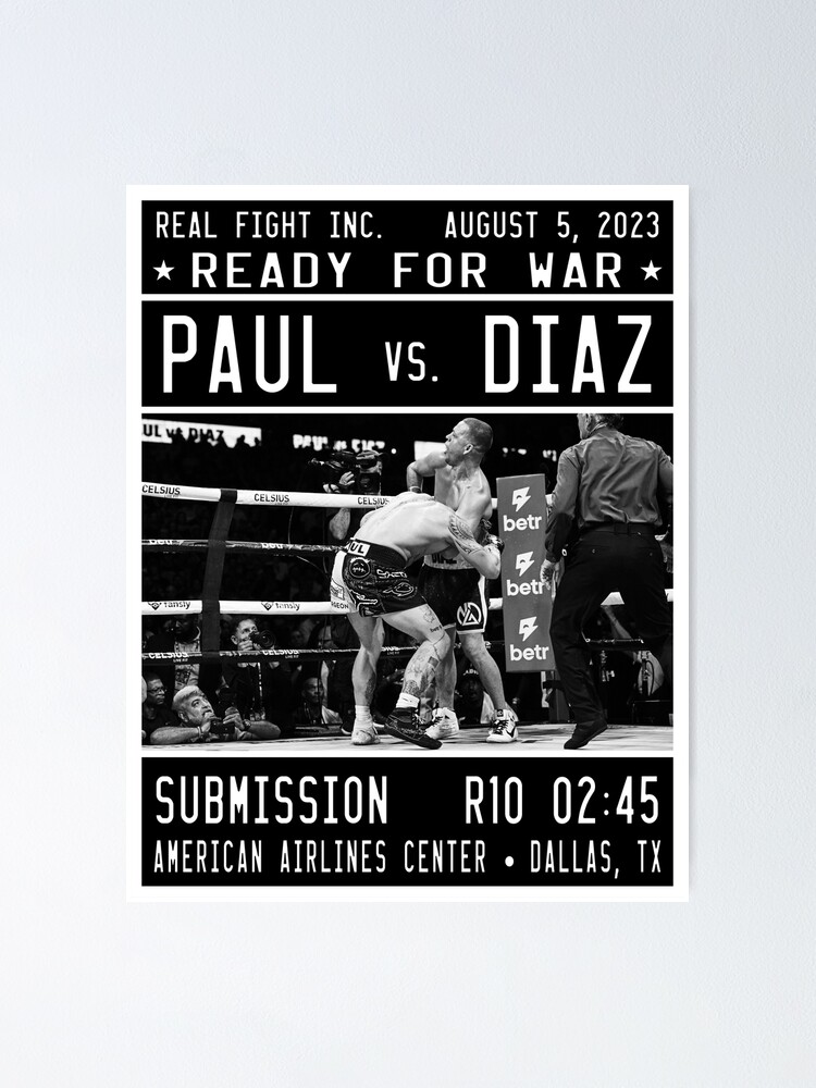 "Nate Diaz Chokes Jake Paul" Poster for Sale by SavageRootsMMA | Redbubble