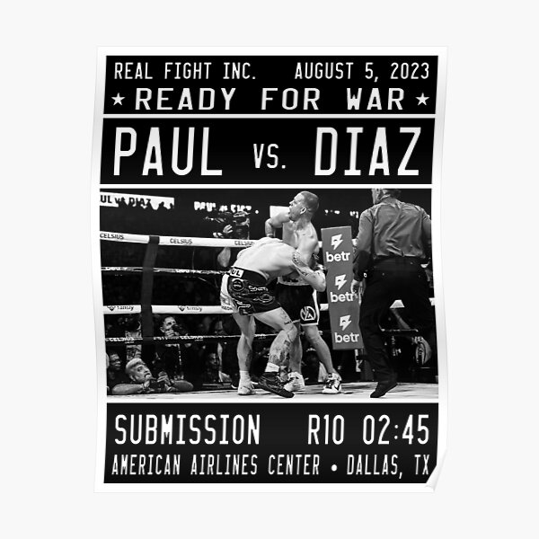 "Nate Diaz Chokes Jake Paul" Poster for Sale by SavageRootsMMA | Redbubble