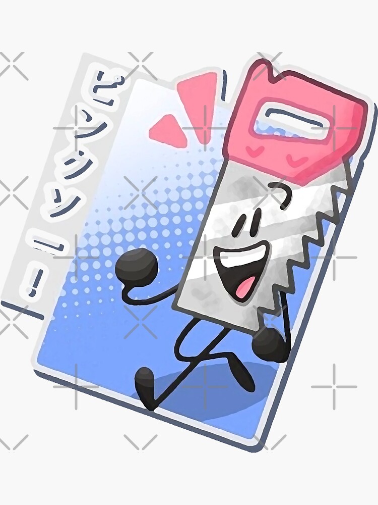 "BFB Saw! (Shikaku Pack)" Sticker for Sale by yoyleyesz | Redbubble