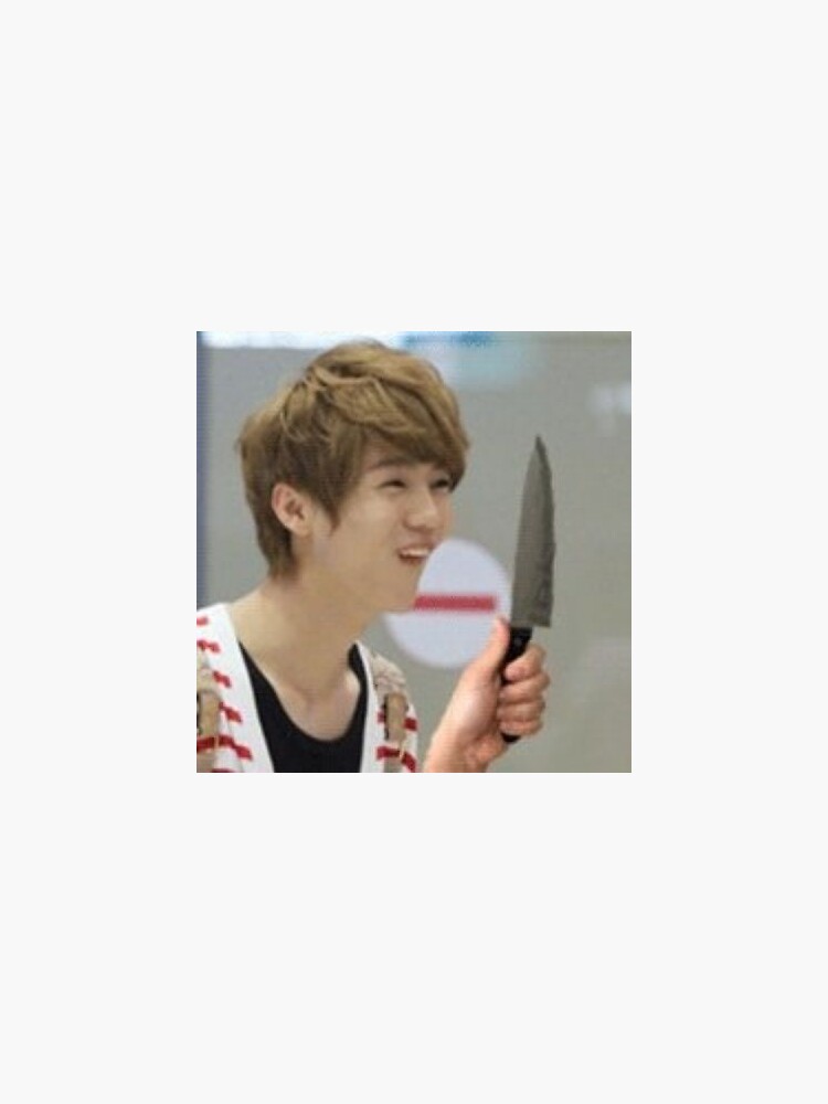 "Luhan lookin scawy" Sticker for Sale by godfieri | Redbubble