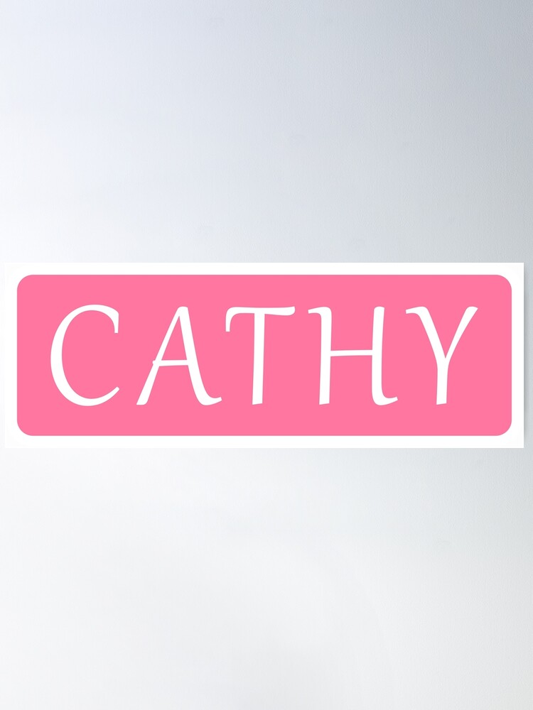 Cathy Name Cathy Popular Nick Name Arround World Stock Illustration