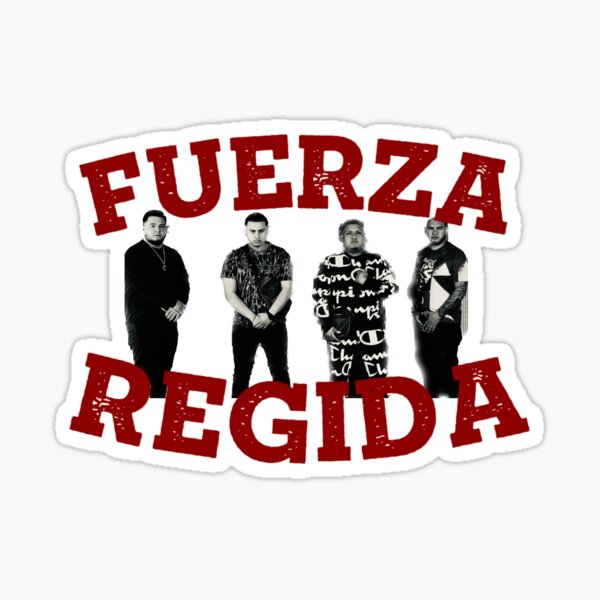 "Fuerza Regida Fan Art: Celebrating Musical Unity" Sticker for Sale by ...