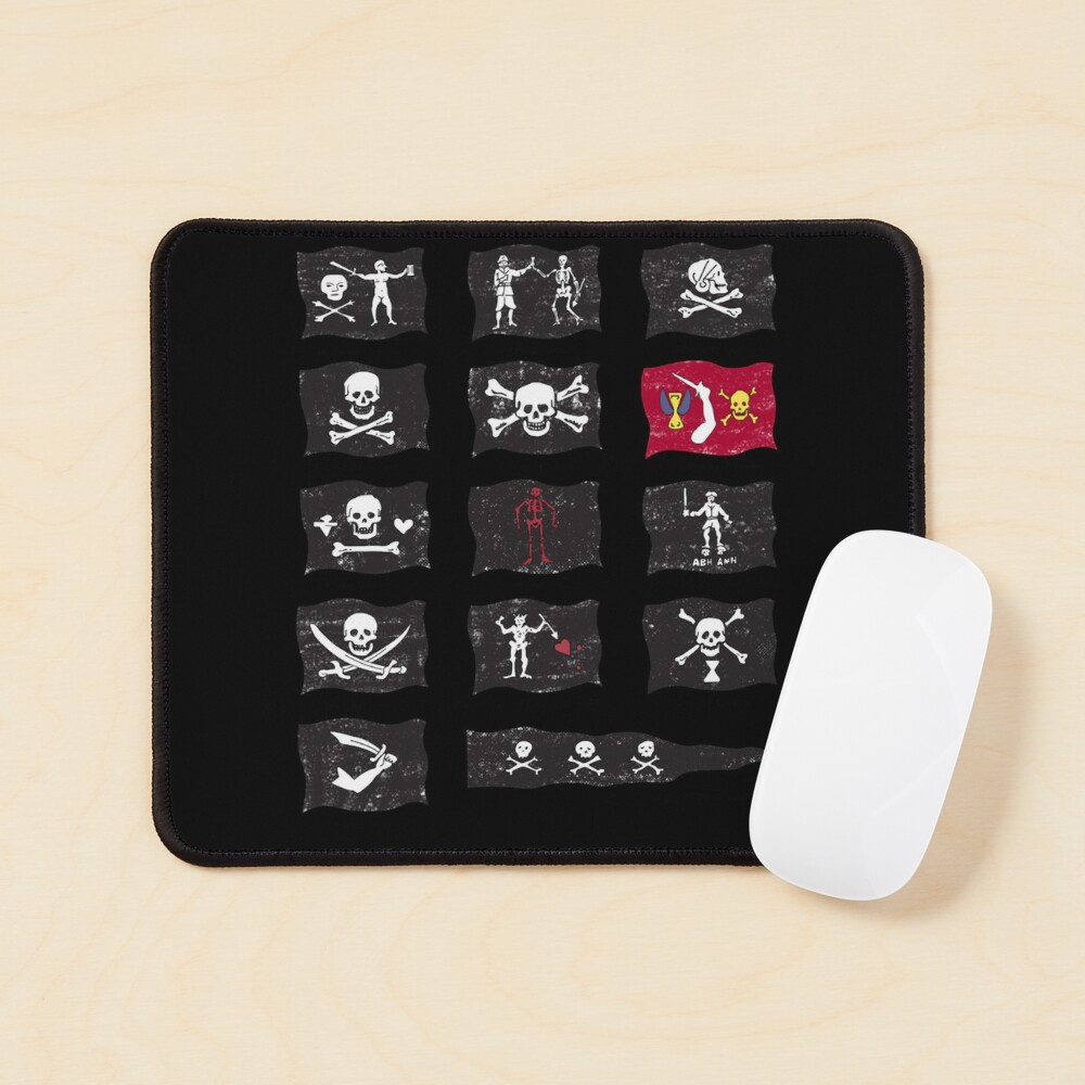 "Famous Pirates Flags" Sticker for Sale by AlexandriaCorke | Redbubble