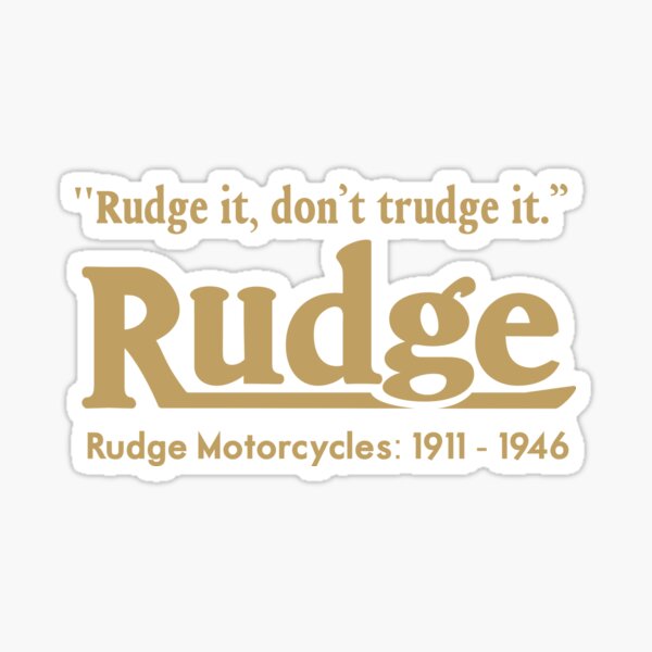 "Classic Motorcycle Rudge British" Sticker for Sale by dpi-print ...