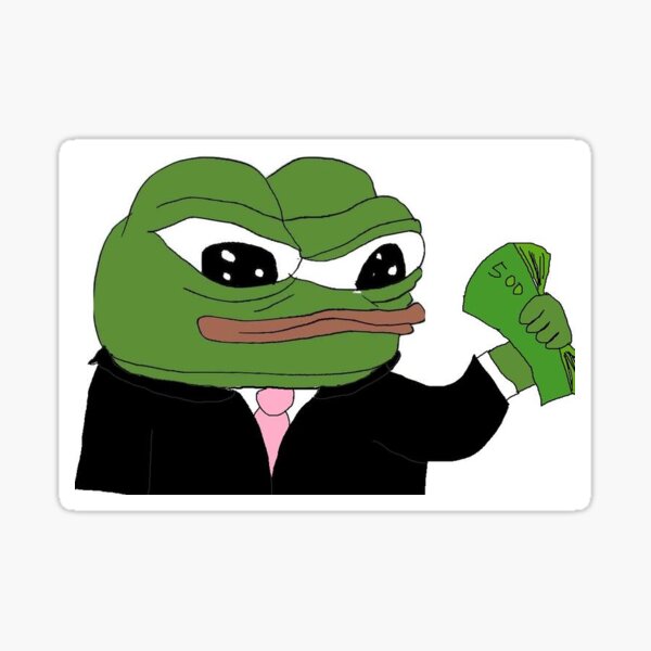 "Business Pepe" Sticker for Sale by epicstickers | Redbubble