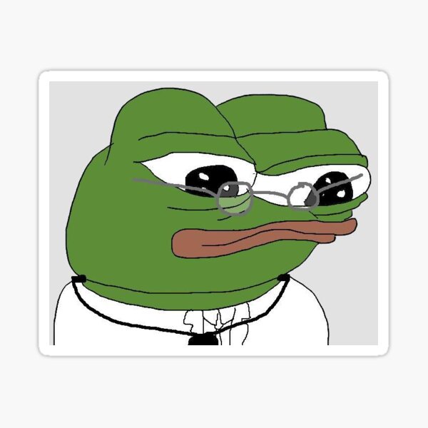 "Doctor Pepe" Sticker for Sale by epicstickers | Redbubble
