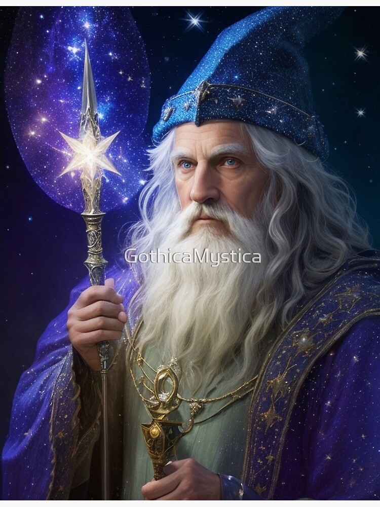 "Merlin The Wizard" Poster for Sale by GothicaMystica | Redbubble