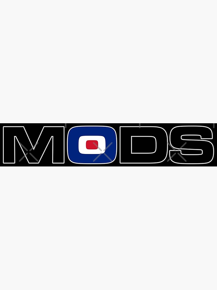 "Mods Target Symbol V2" Poster for Sale by RetrospectUK | Redbubble