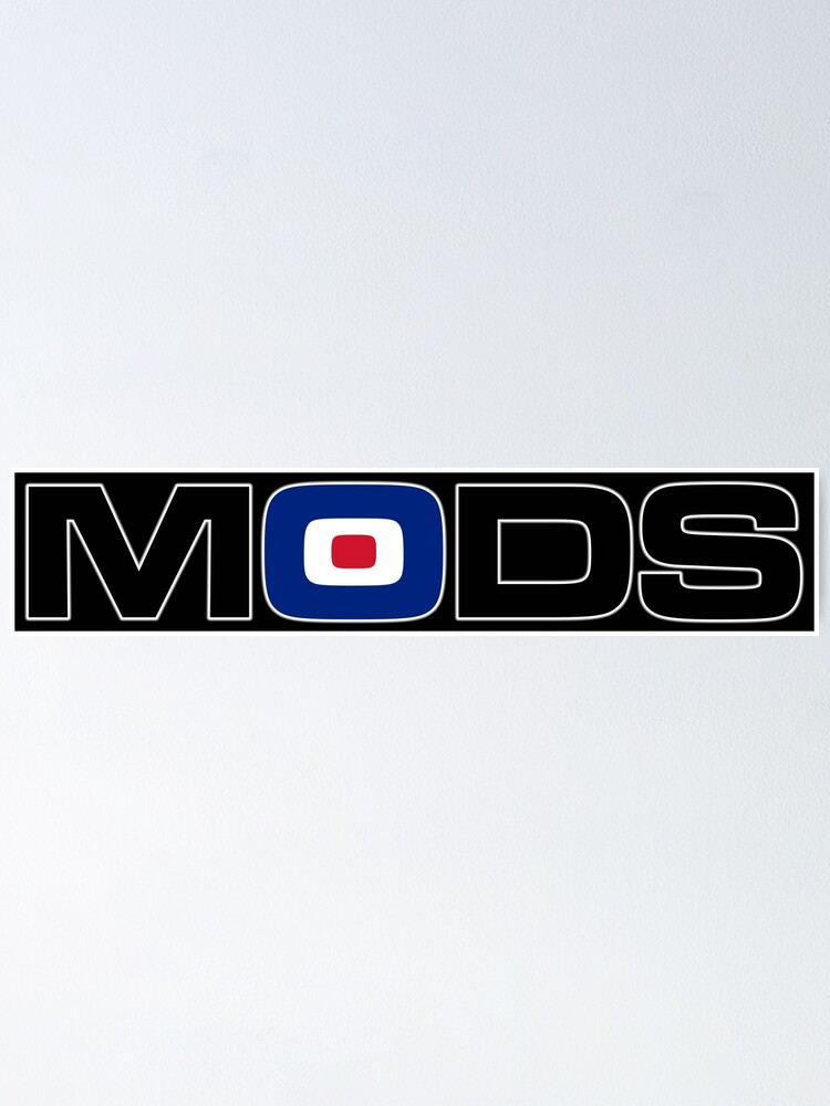 "Mods Target Symbol V2" Poster for Sale by RetrospectUK | Redbubble