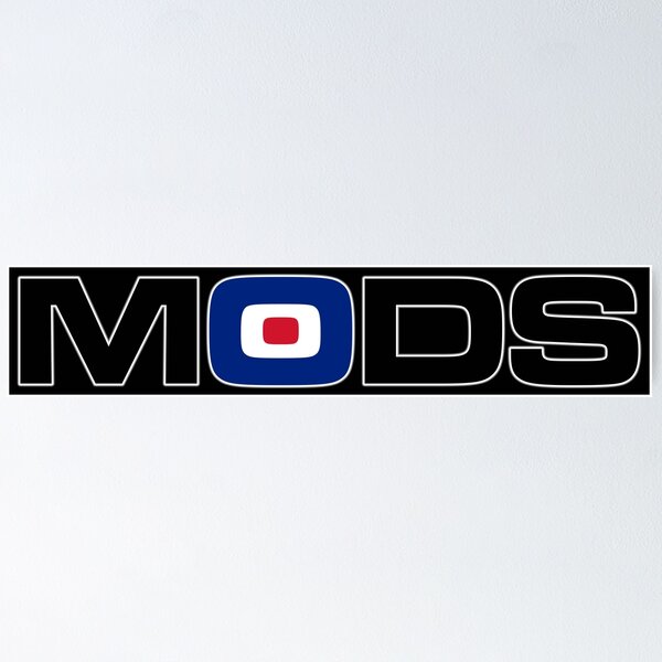 "Mods Target Symbol V2" Poster for Sale by RetrospectUK | Redbubble
