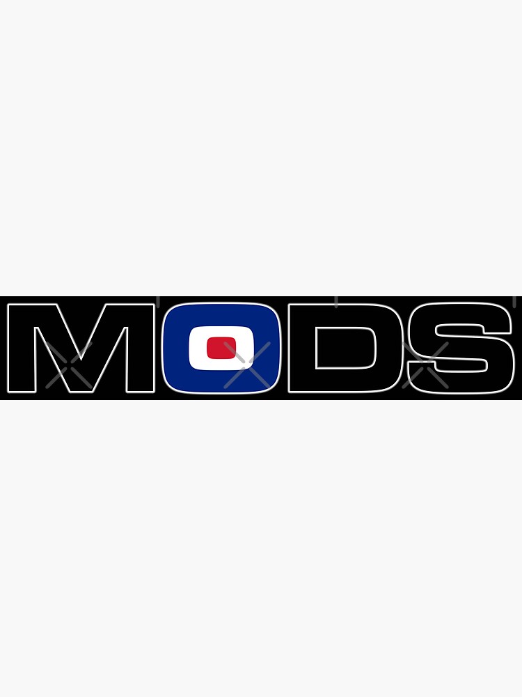 "Mods Symbol V2" Sticker for Sale by RetrospectUK | Redbubble