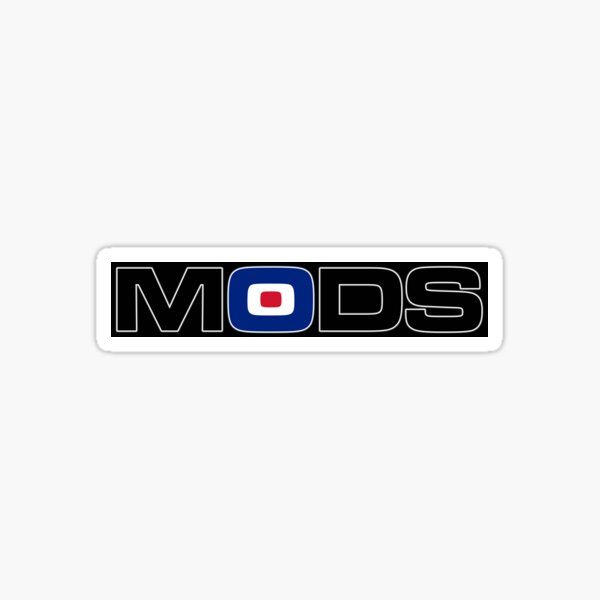 "Mods Symbol V2" Sticker for Sale by RetrospectUK | Redbubble